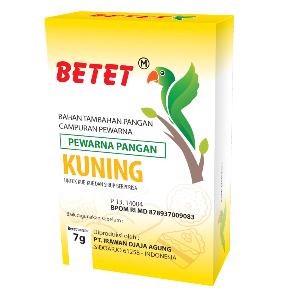 Pewarna Makanan Bubuk Kuning Betet 7gram